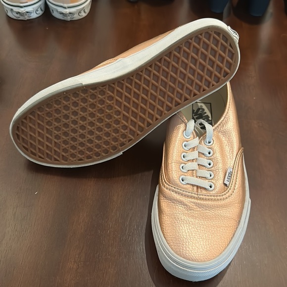 Vans | Shoes | Vans Shoes Metallic Rose Gold Lo Pro Shoes | Poshmark